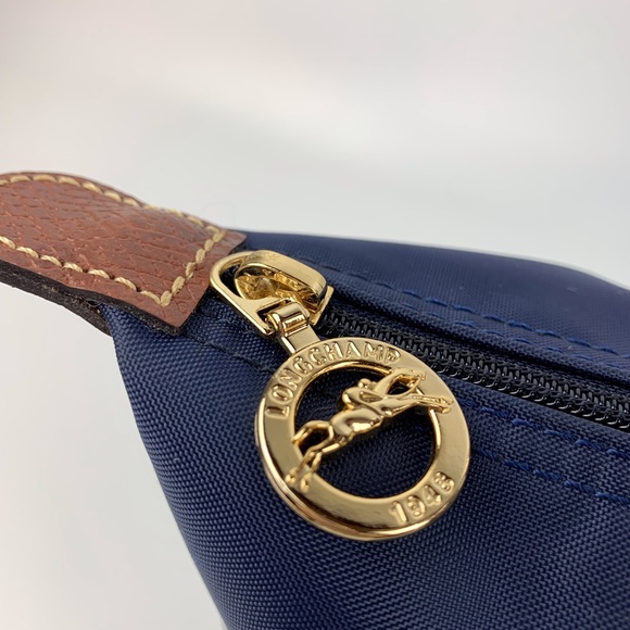 Longchamp | Bags | Longchamp Mini Le Pilage Blue Nylon Tote Bag | Poshmark